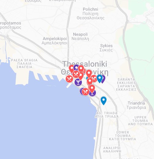 Thessaloniki, Greece - Google My Maps